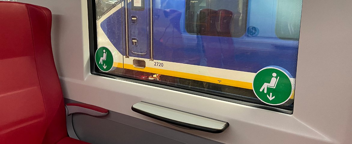 Pictograms for seat designation – For a better normal